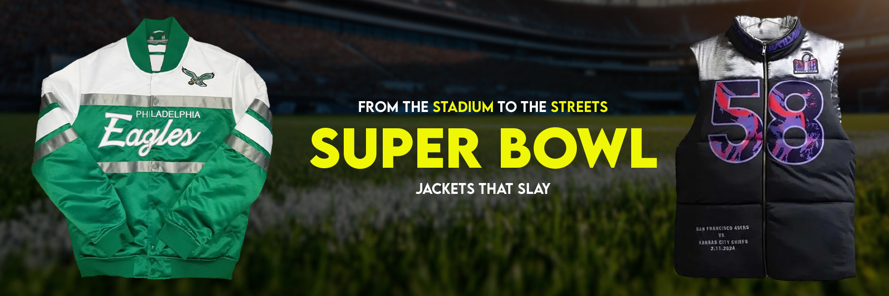 From the Stadium to the Streets Super Bowl Jackets That Slay — Cosplay ...