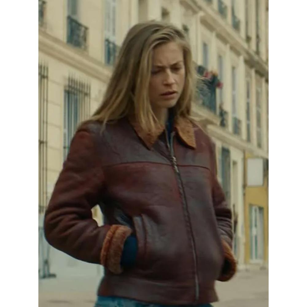 Jeanne Goursaud Leather Jacket - Alice Vidal Leather Jacket — Cosplay ...