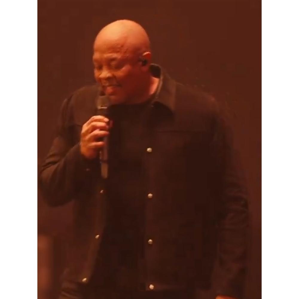 Dr Dre Black Cotton Jacket - Pglang And Free Lunch Black Jacket ...