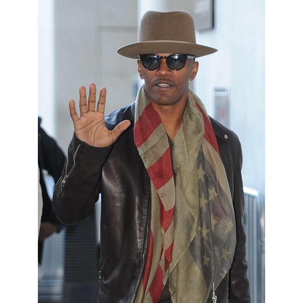 Jamie Foxx Brown Leather Jacket - Will Stacks Leather Jacket — Cosplay ...