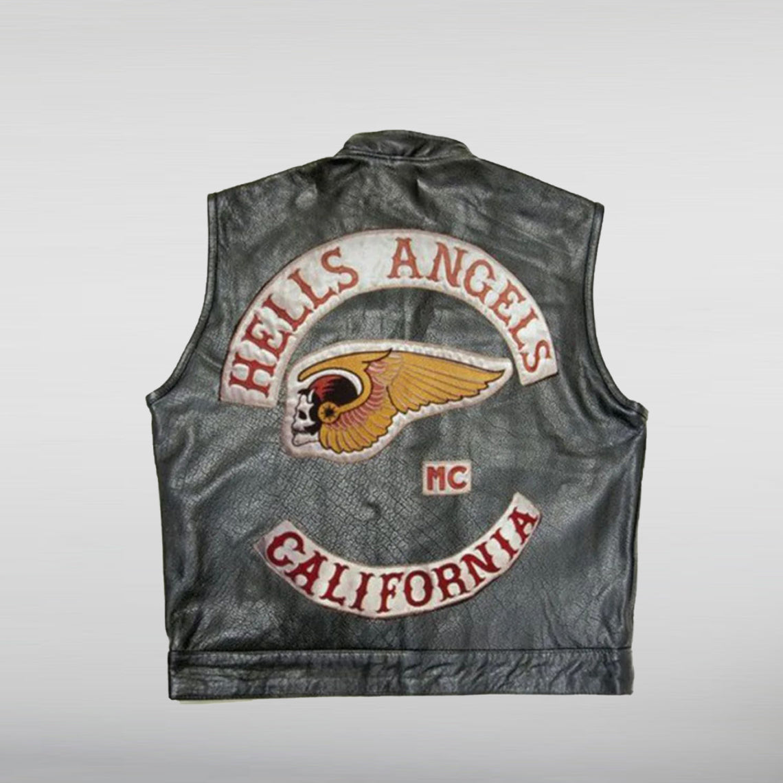 Hells Angels Leather Vest - Hells Angels MC Vest — Cosplay Street