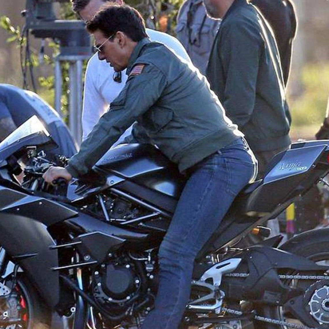 Tom Cruise Maverick Top Gun Green Jacket — Cosplay Street