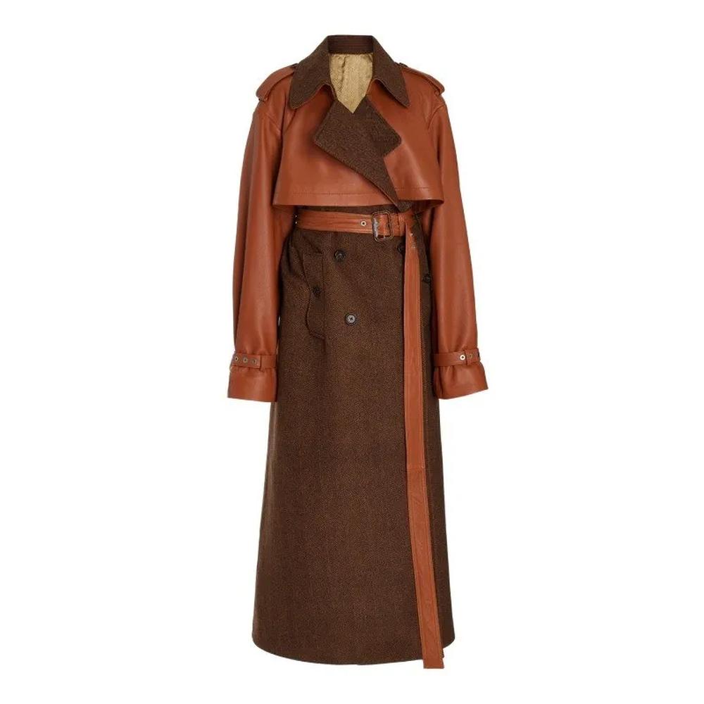 Queen Latifah Brown Leather Coat - Robyn McCall Brown Coat — Cosplay Street