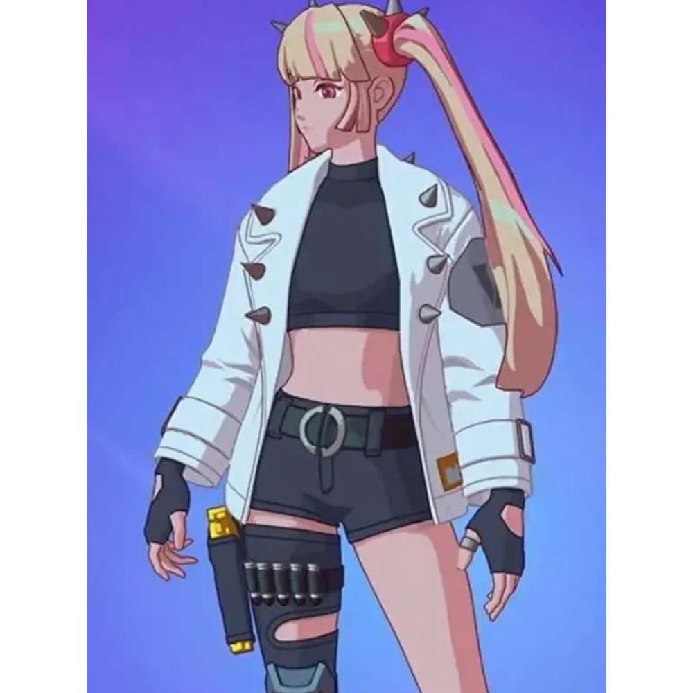 Lennox Rose White Leather Jacket - Lennox Rose Leather Jacket — Cosplay ...