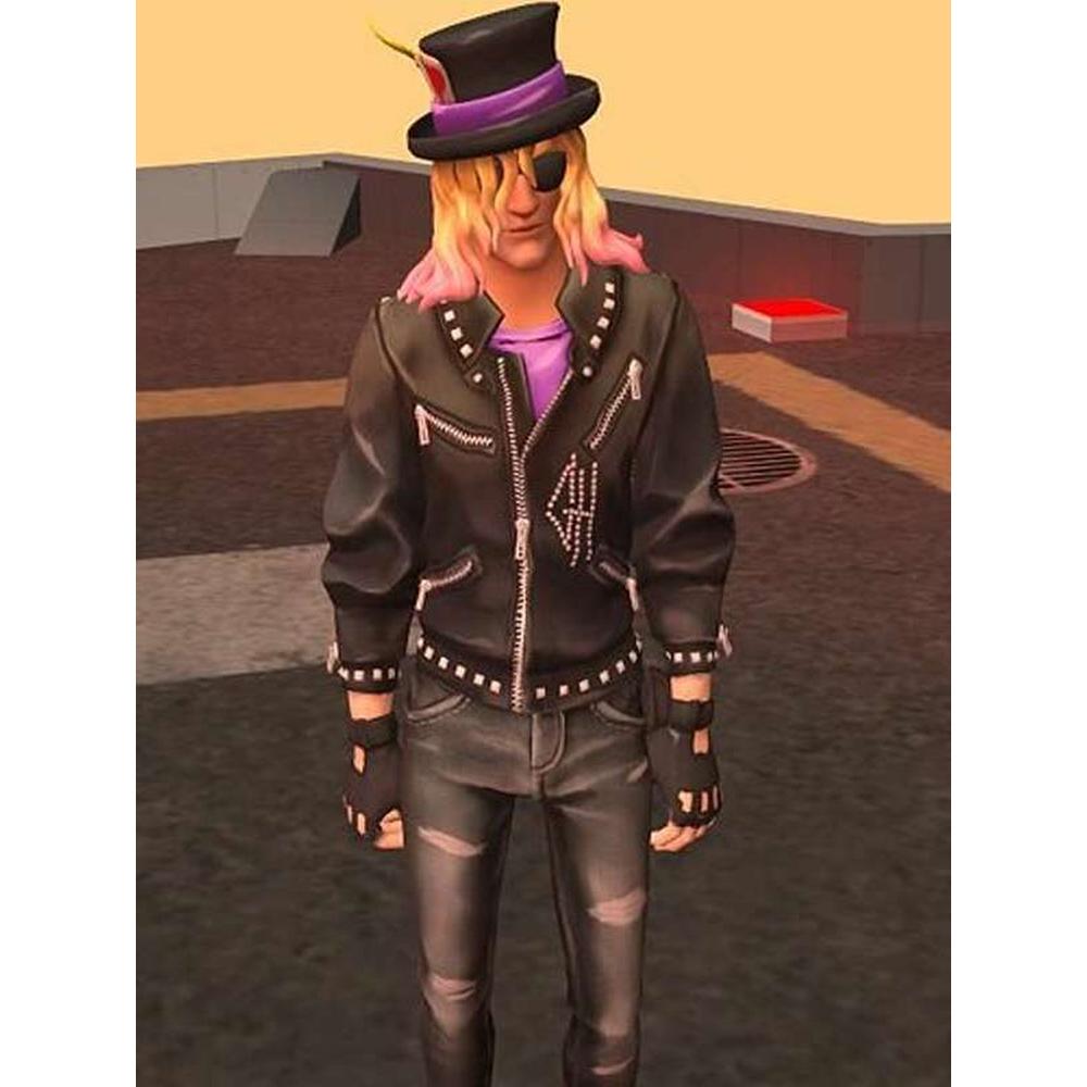 Fortnite Stage Slayer Black Leather Jacket — Cosplay Street