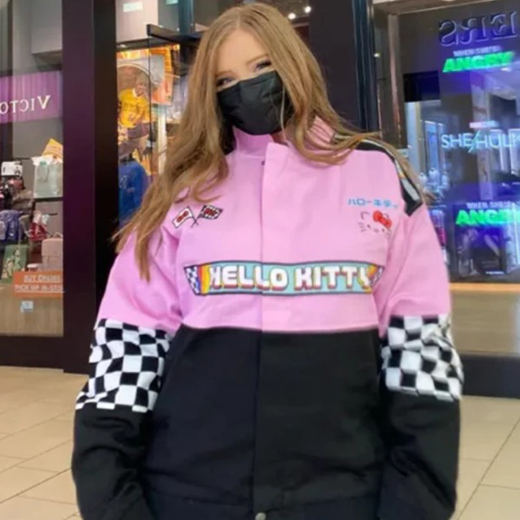 Hello Kitty Racing Fleece Jacket — Cosplay Street