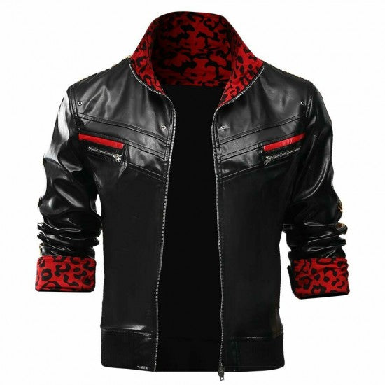 Leslie Kyle Black Leather Jacket - Leslie Kyle Leather Jacket — Cosplay ...