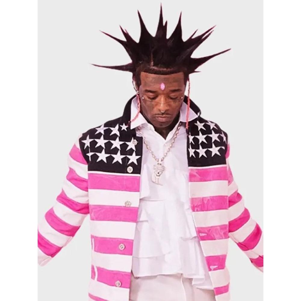 Lil Uzi Vert American Flag Jacket - Lil Uzi Jacket — Cosplay Street
