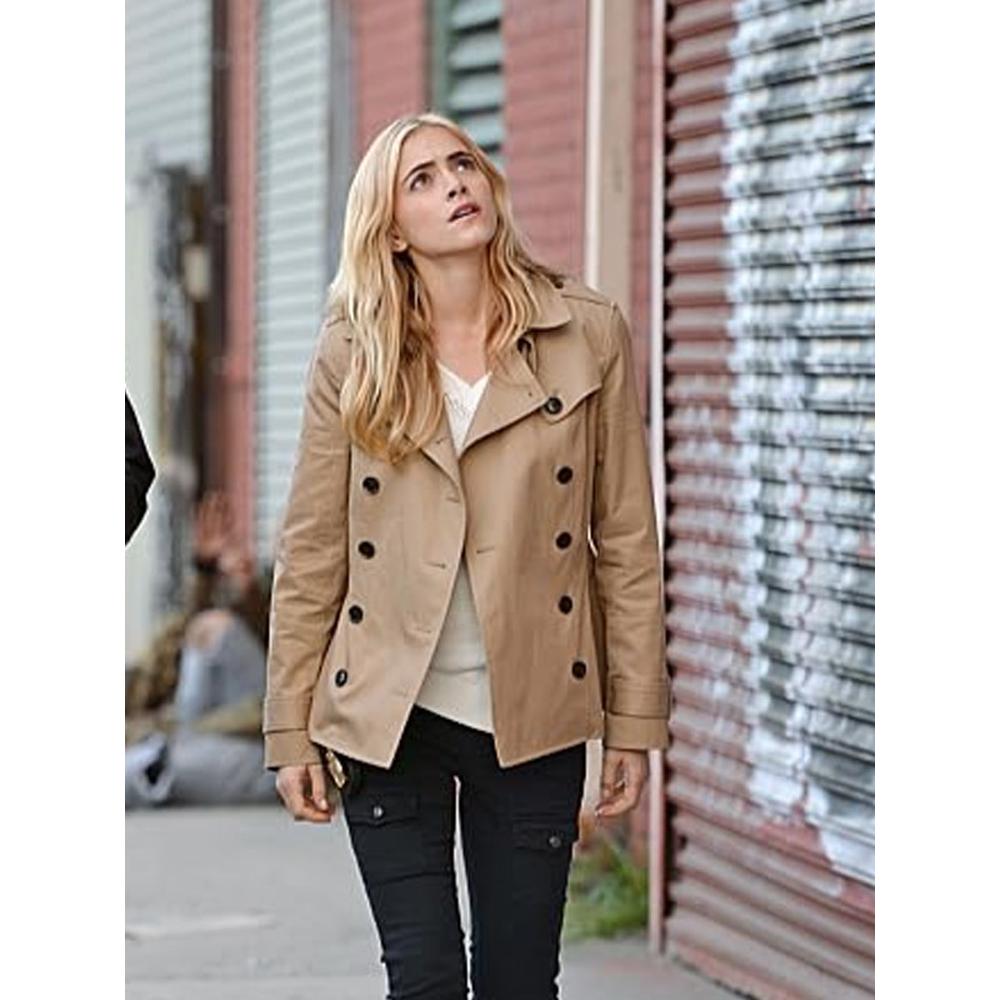 Emily Wickersham Ncis Brown Cotton Jacket — Cosplay Street