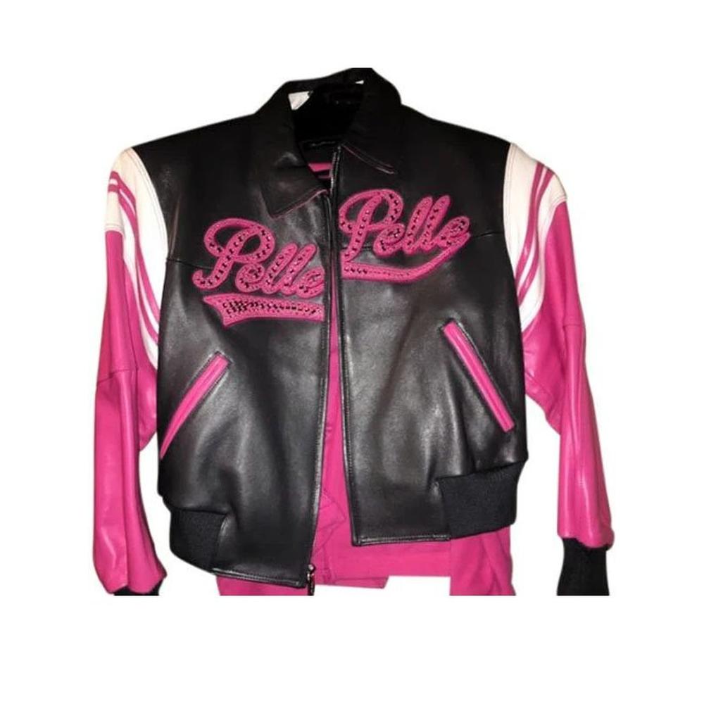 Pelle Pelle 1978 Pink Leather Jacket - Pink Pelle Pelle Leather ...
