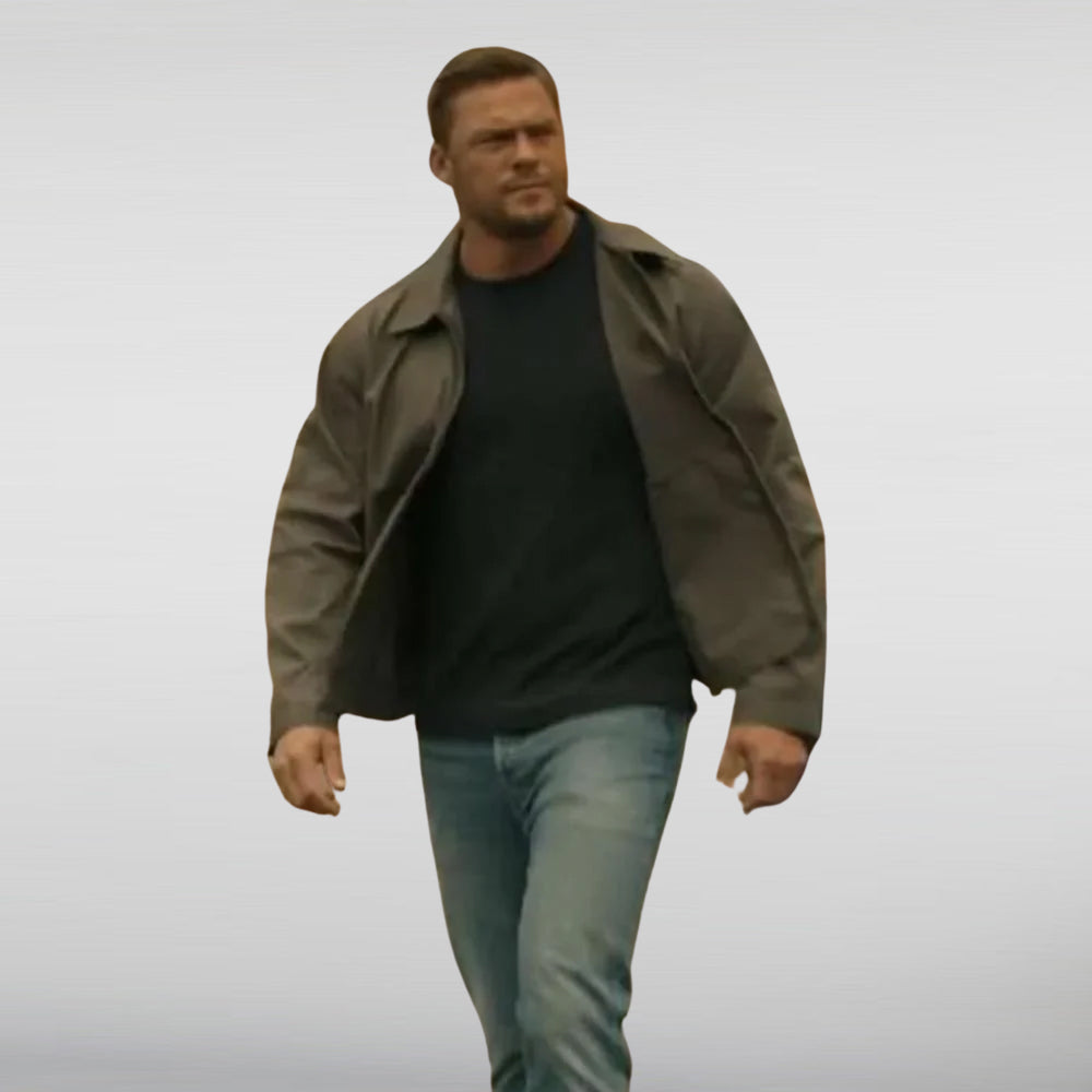 Jack Reacher Grey Jacket - Alan Ritchson Grey Jacket — Cosplay Street