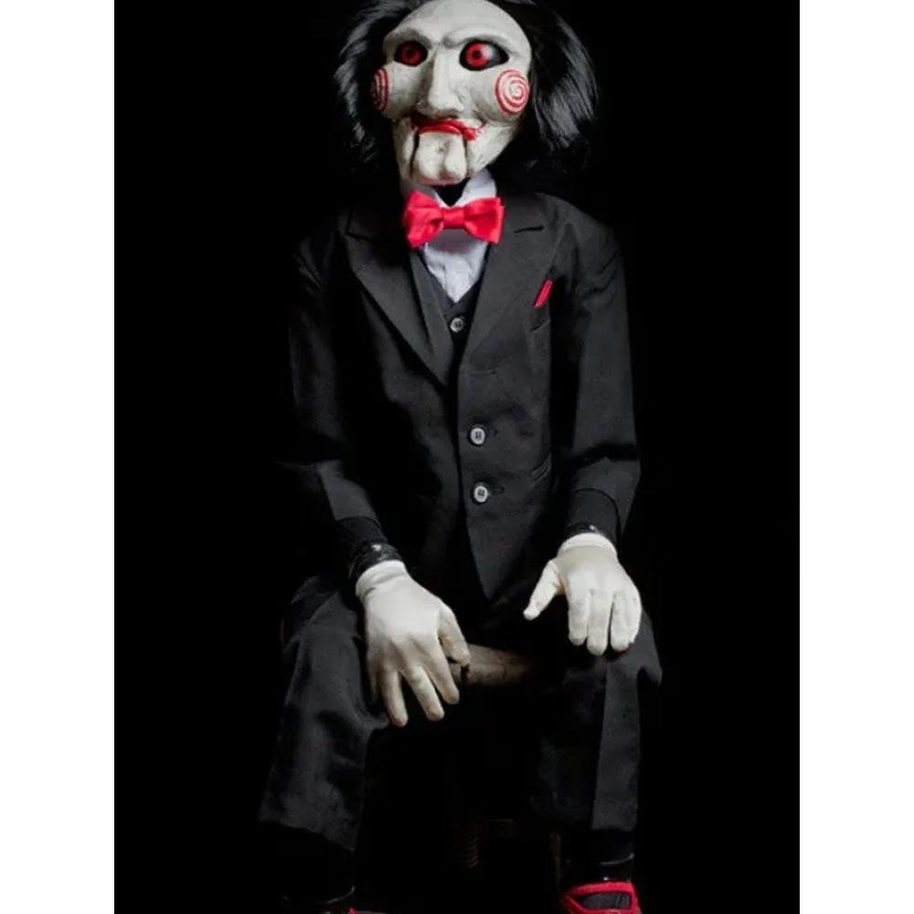 Saw X Billy Puppet Black Suit - Saw X Billy Puppet Suit — Cosplay Street