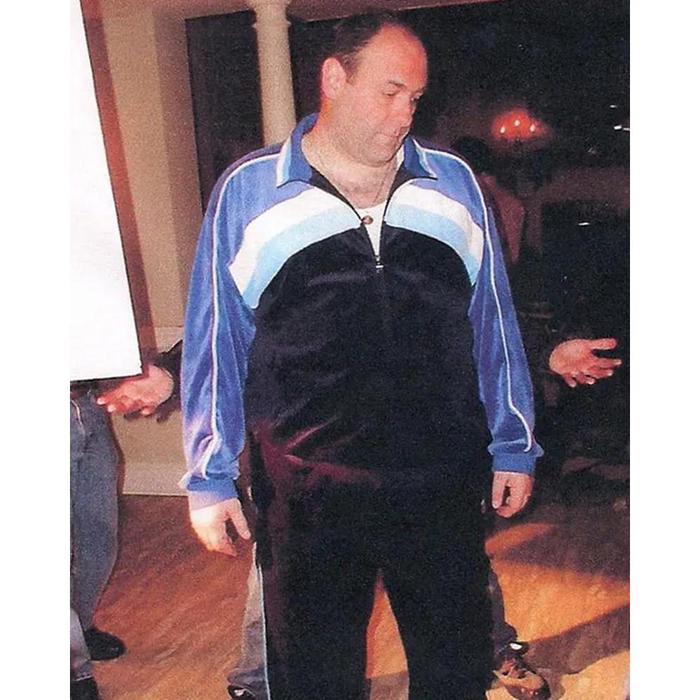 Tony Soprano Tracksuit - James Gandolfini Blue Tracksuit — Cosplay Street