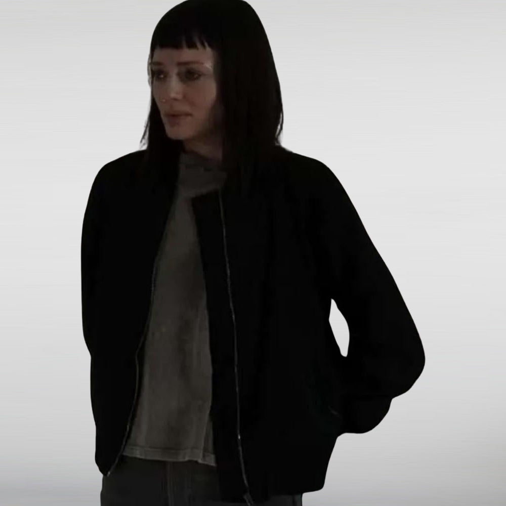 Laura Haddock Black Bomber Jacket - Max Meladze Black Jacket — Cosplay ...