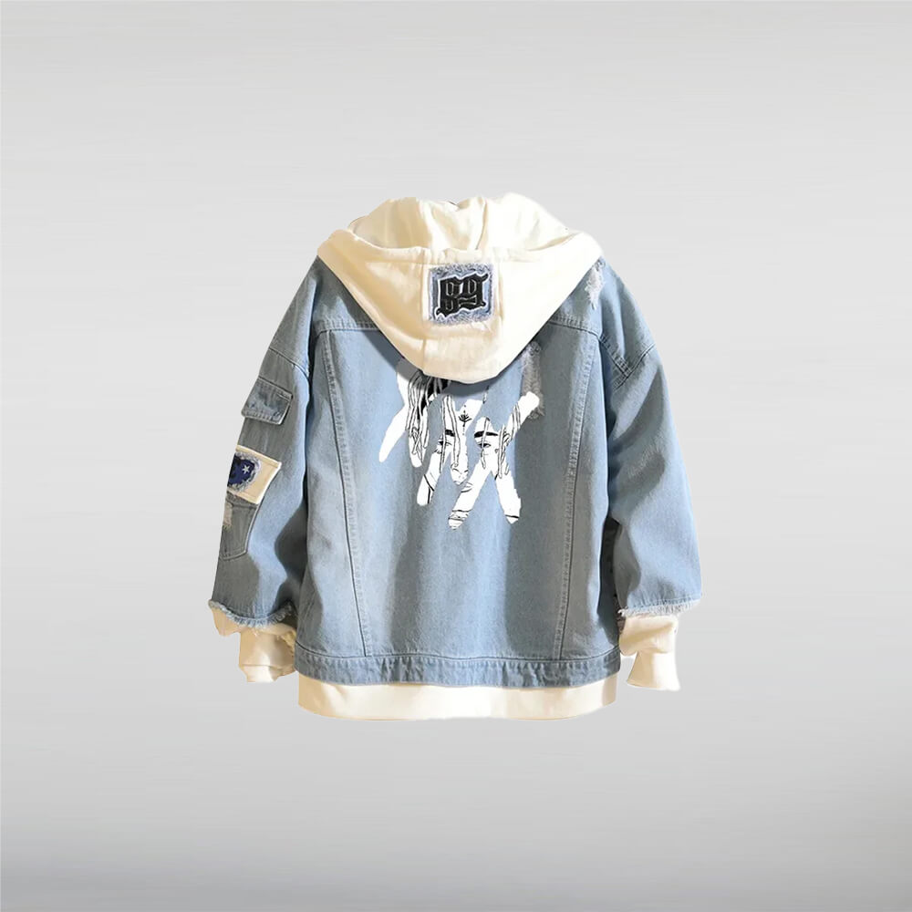 Xxxtentacion Jacket | Xxxtentacion Jean Jacket — Cosplay Street