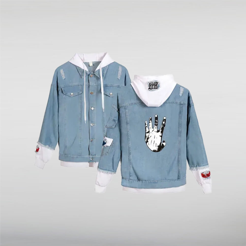 Xxxtentacion Jacket | Xxxtentacion Jean Jacket — Cosplay Street