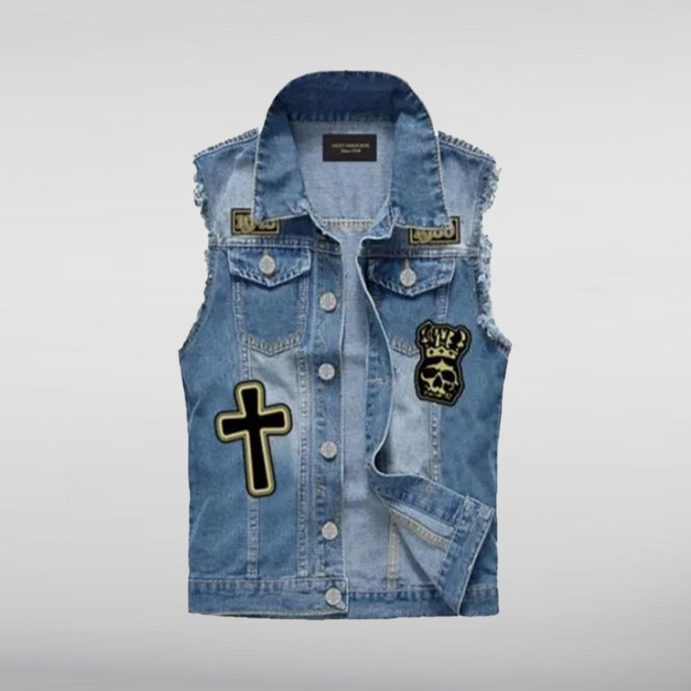 Ozzy Osbourne Denim Vest — Cosplay Street