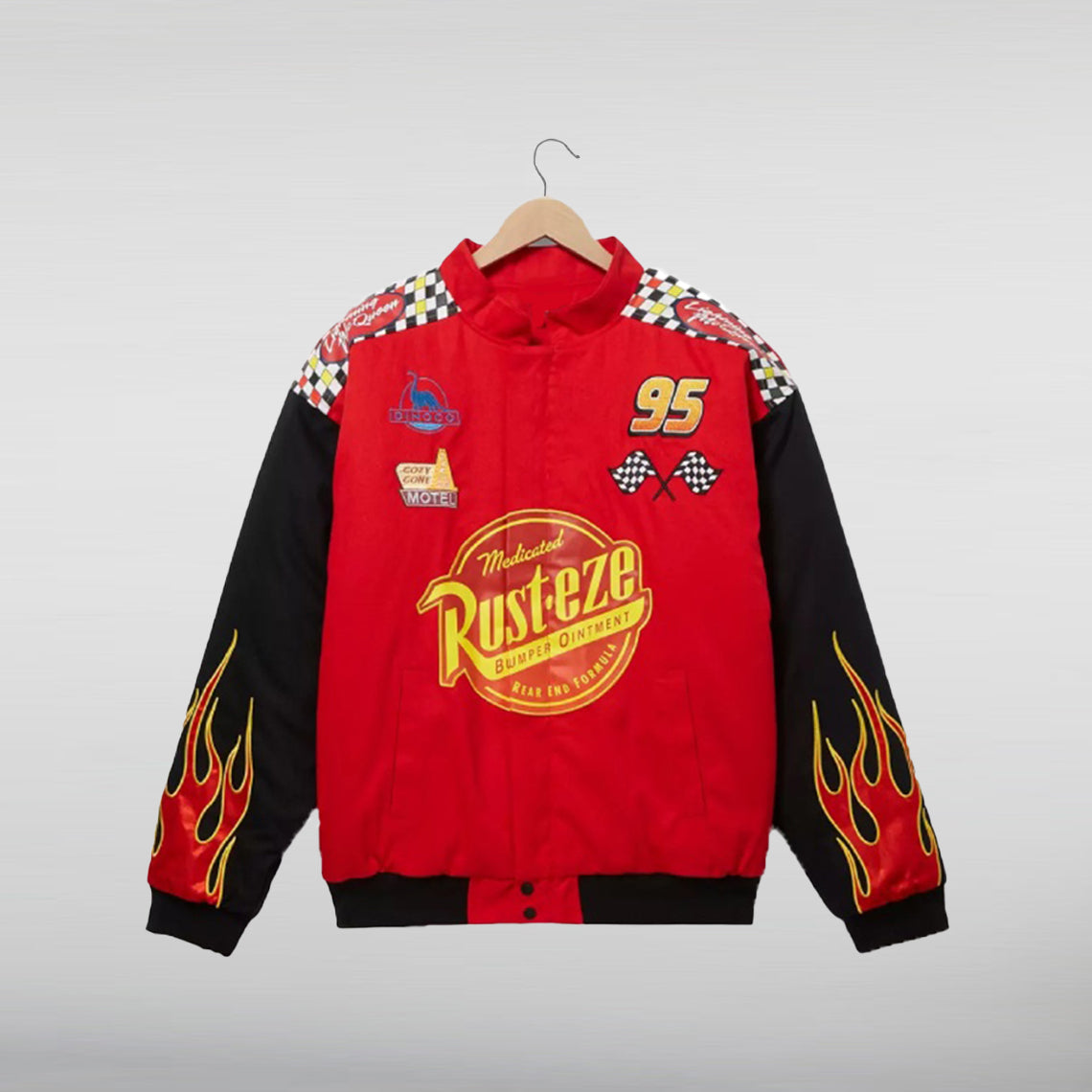 Disney Cars Lightning McQueen Jacket - Premium Racing Cosplay Apparel ...