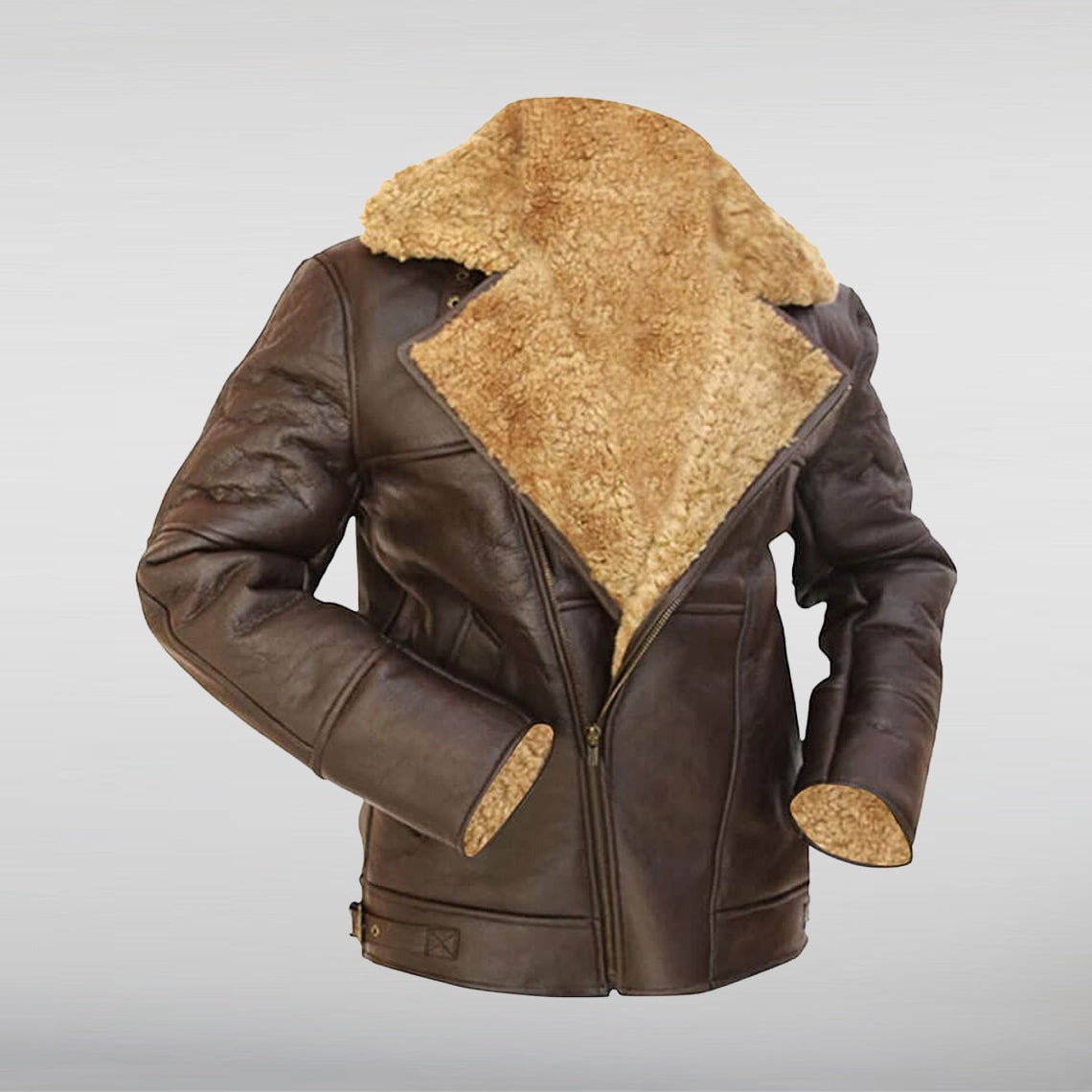 Aviator B3 Bomber Jacket - RAF Aviator B3 Leather Jacket — Cosplay Street