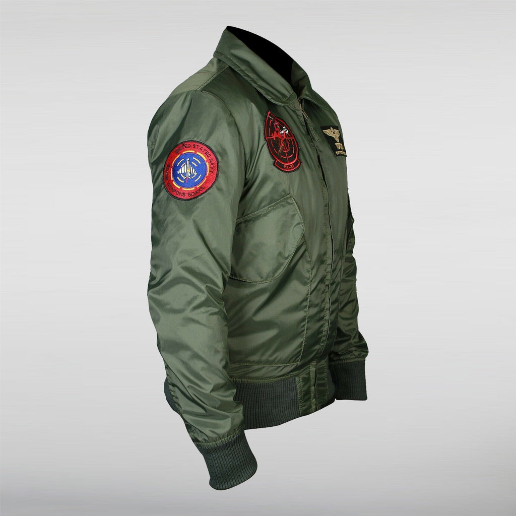 Tom Cruise Top Gun 2 Green Jacket — Cosplay Street